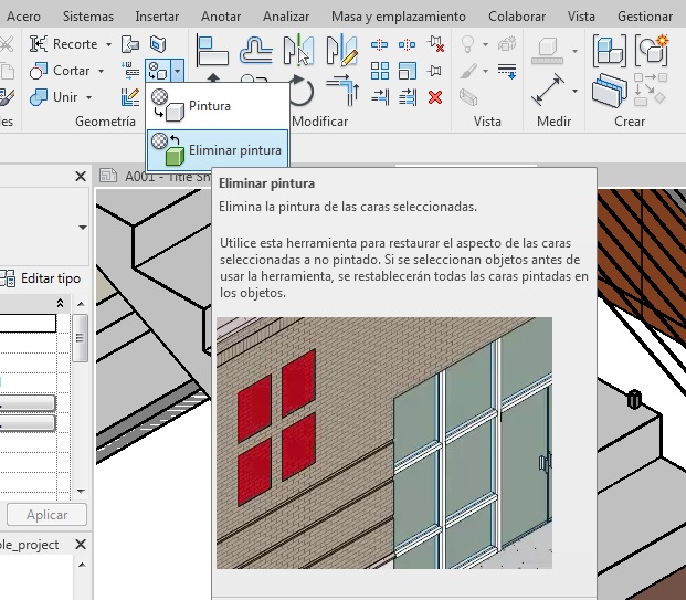 Revit Architecture (418) – Como aplicar un material a la cara de un ...