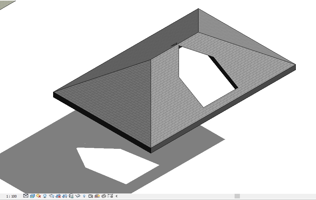 REVIT ARCHITECTURE (497) – Creación de un hueco de buhardilla en cubierta