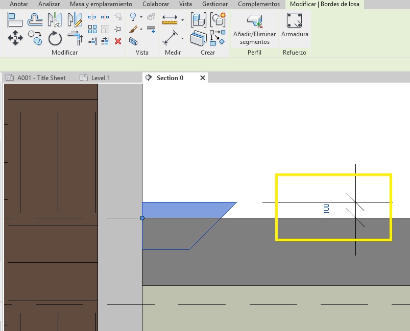 REVIT ARCHITECTURE (549) –Borde de losa del suelo – Propiedades de ejemplar