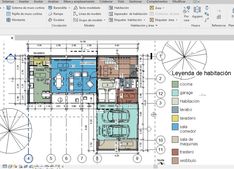 REVIT ARCHITECTURE (731) – Esquemas de color (2) Editar y aplicar