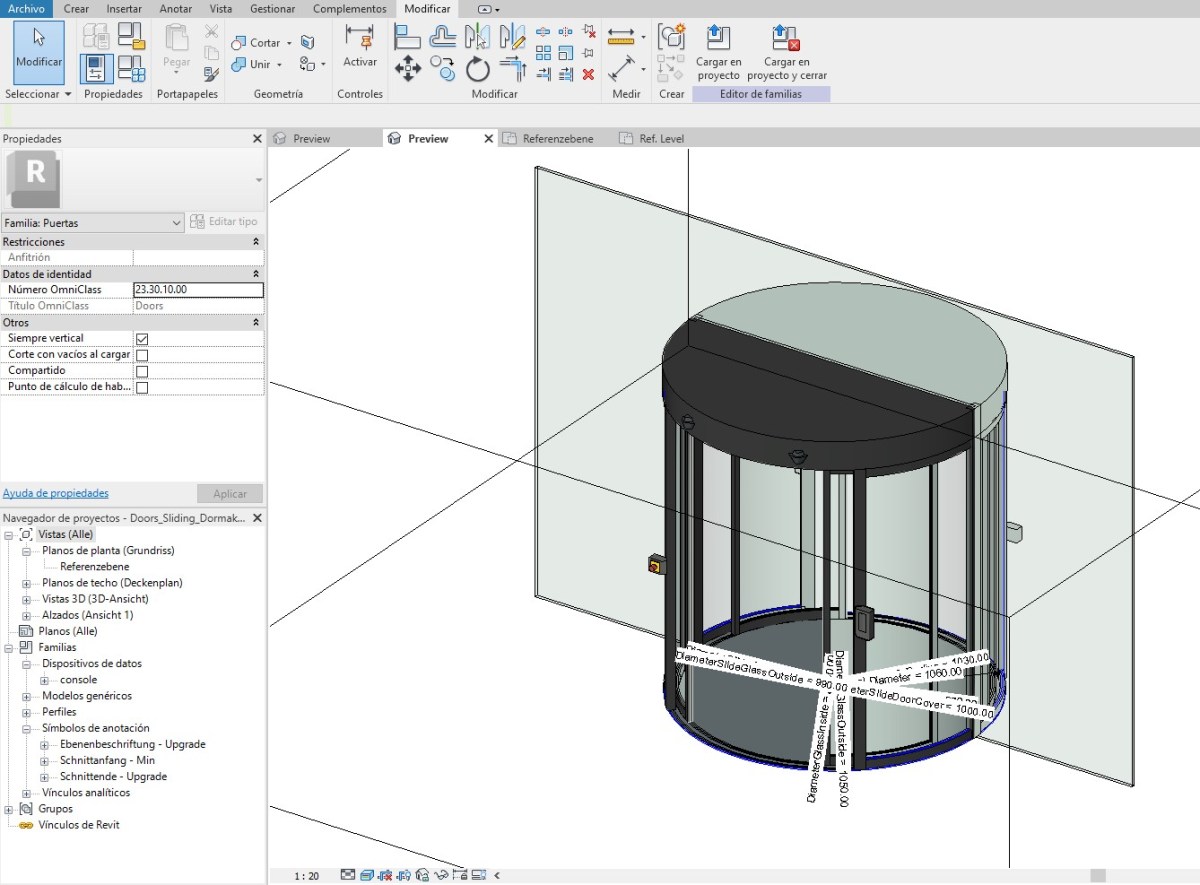 REVIT ARCHITECTURE (866) – Familias (137) Ejemplos de familias ...